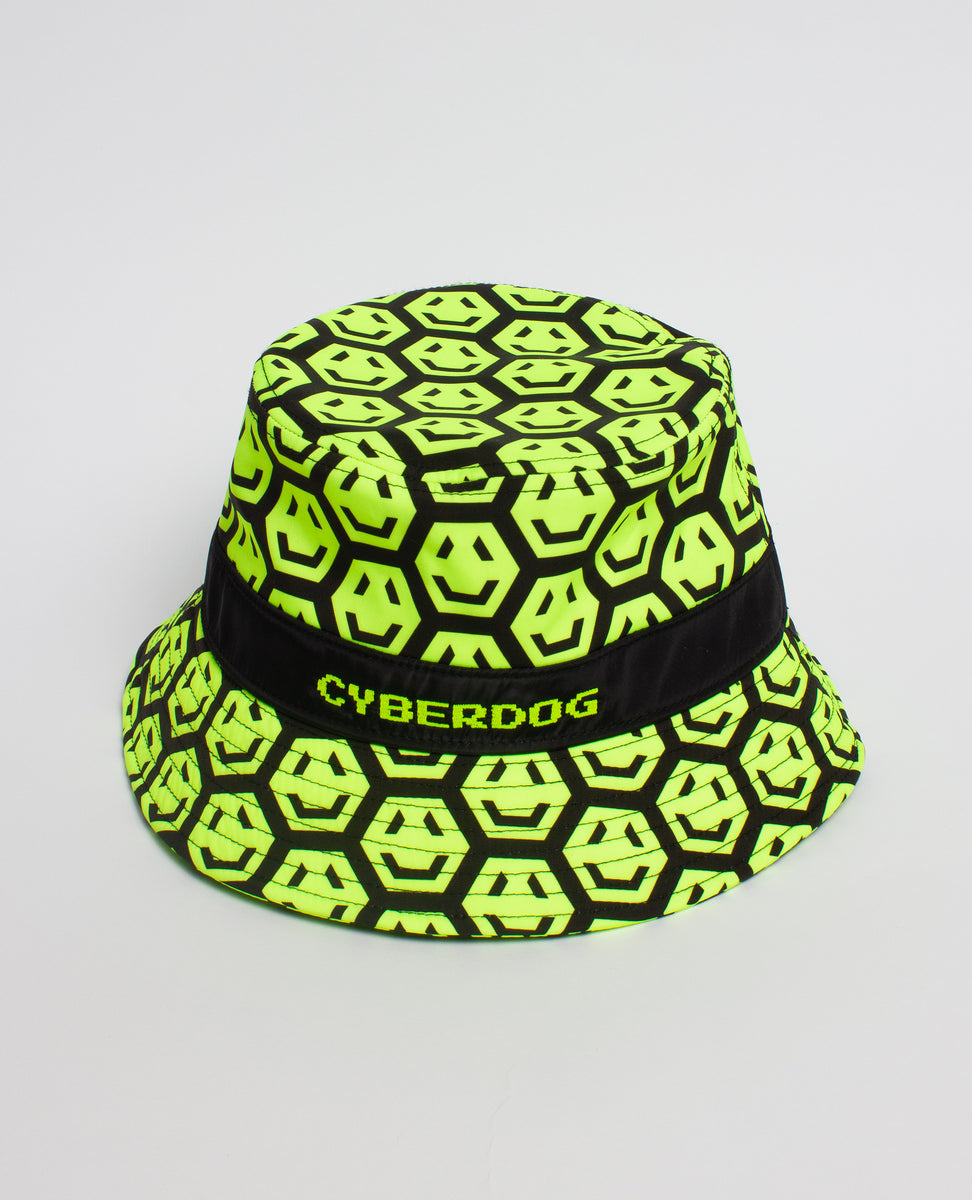 BUCKET HAT HEX SMILEY | Cyberdog London by Cyberdog - Rave clothing ...
