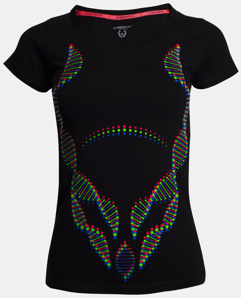 GIRLS DNA T-SHIRT | Cyberdog London by Cyberdog - Rave clothing ...