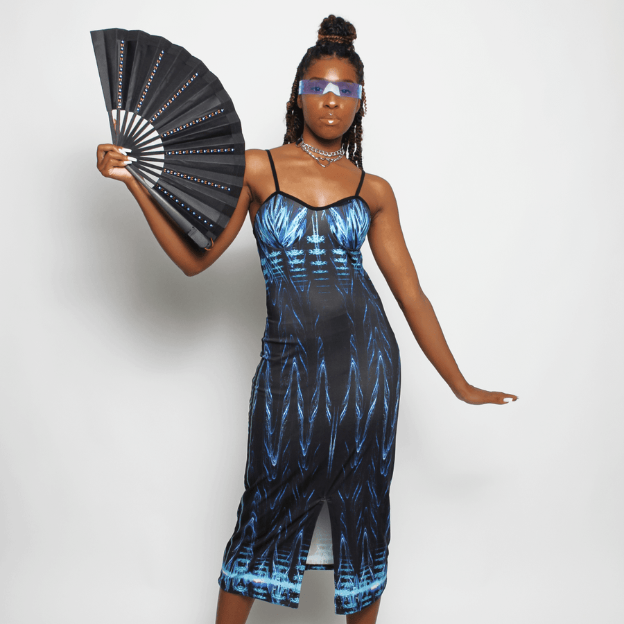 PULSAR FRONT SPLIT DRESS – Cyberdog