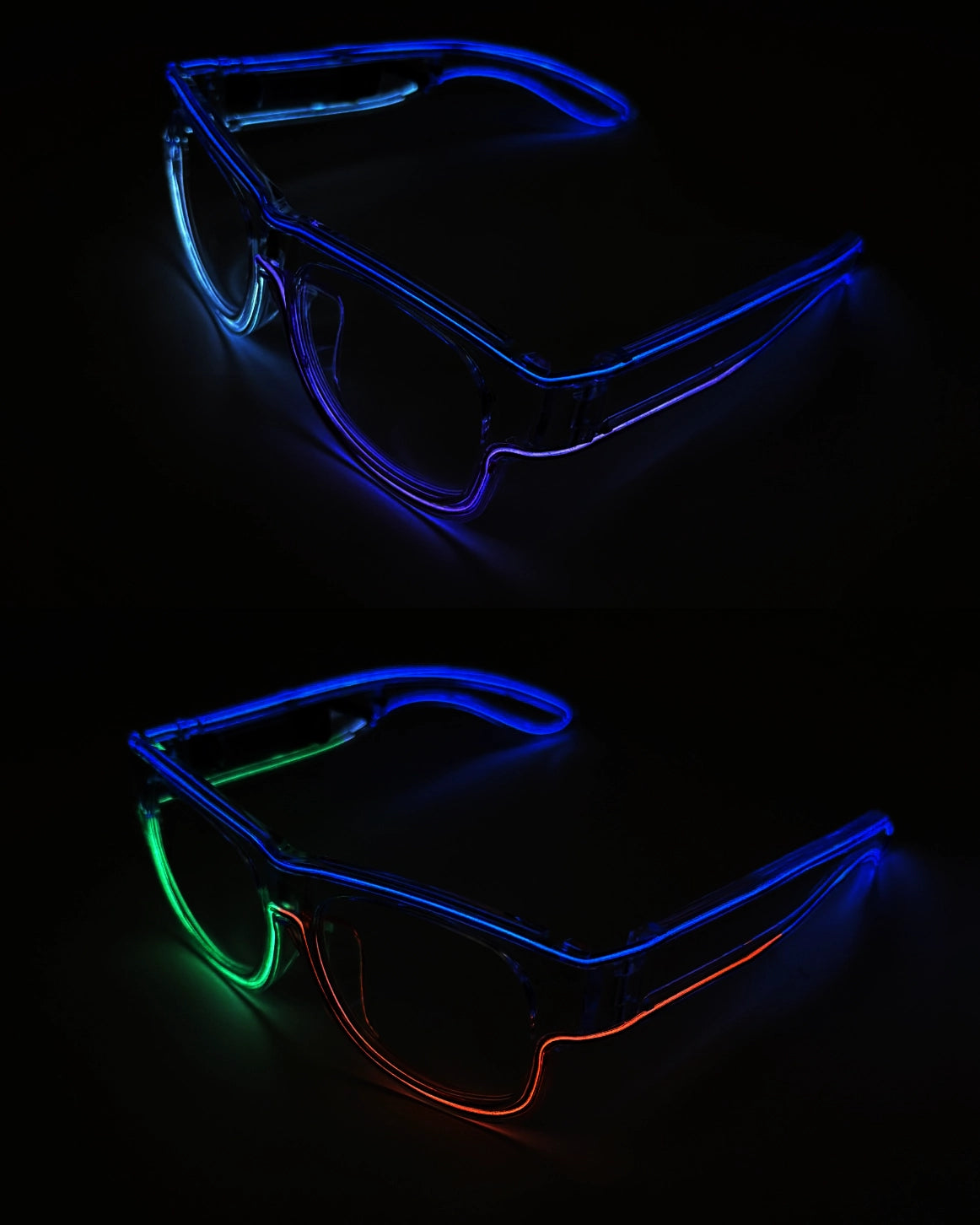 RAVE GLASSES - LED GLASSES WITH STROBE OPTION – Cyberdog