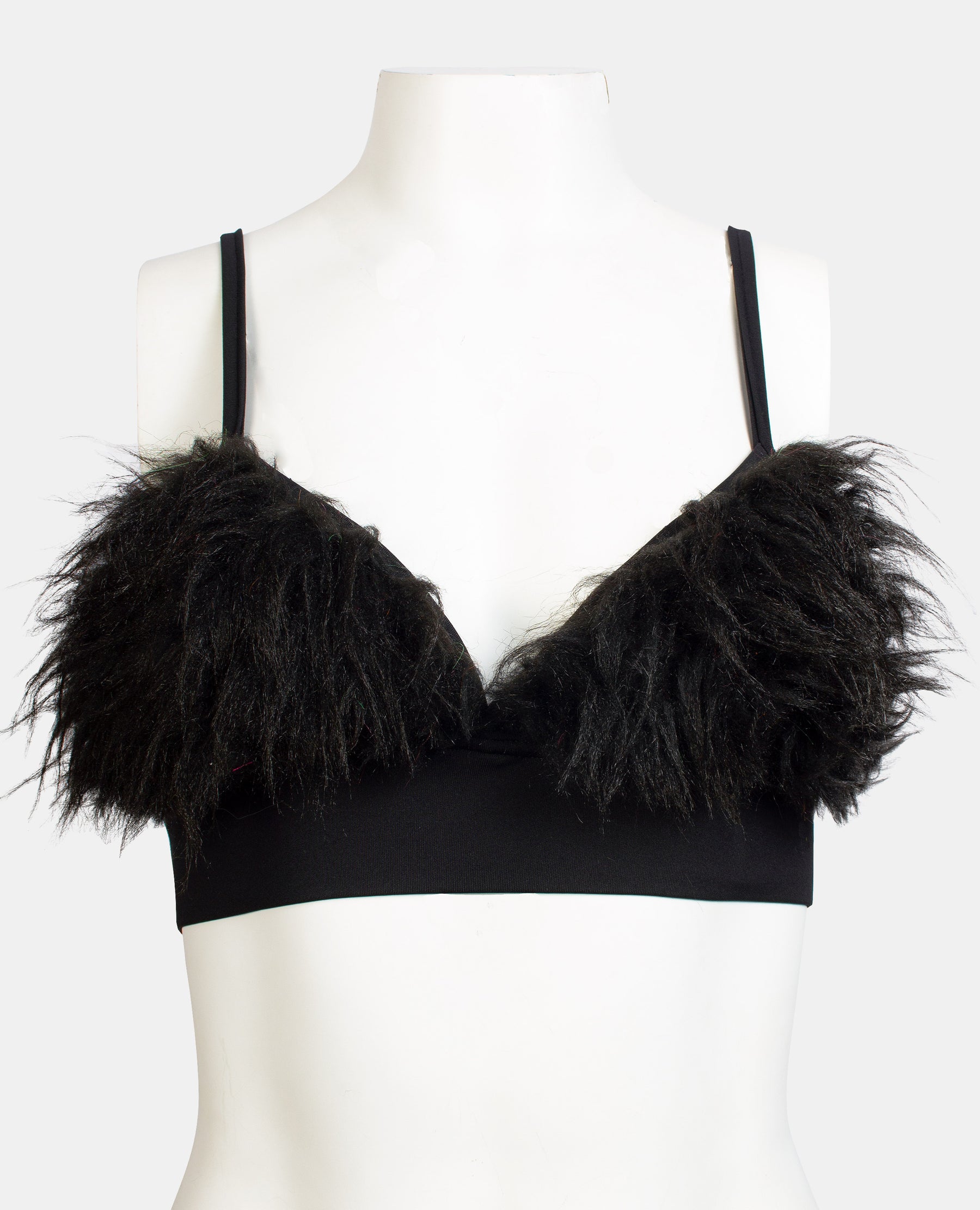 FUR BRALET by Cyberdog - Rave clothing, festival fashion & clubwear