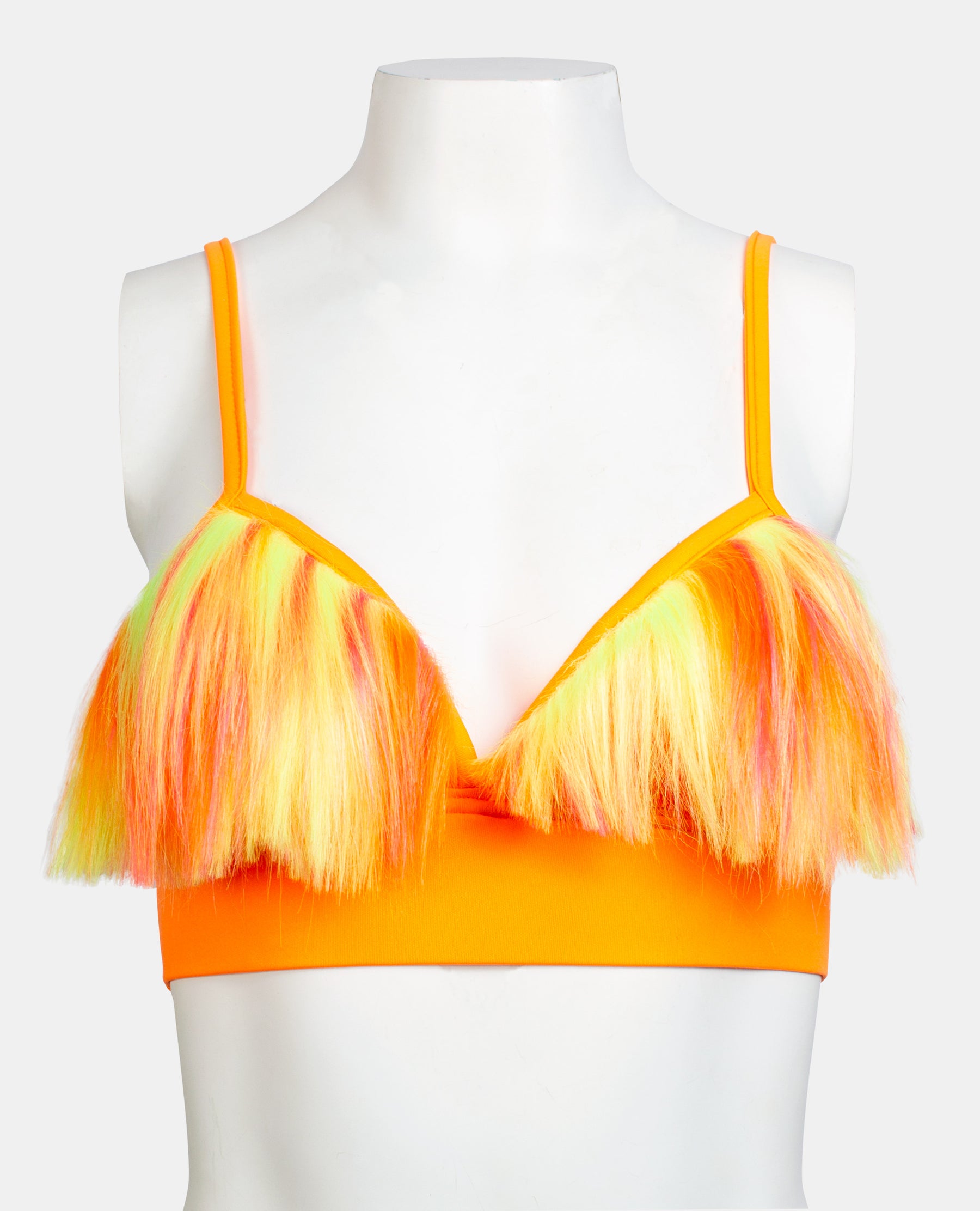 FUR BRALET by Cyberdog - Rave clothing, festival fashion & clubwear