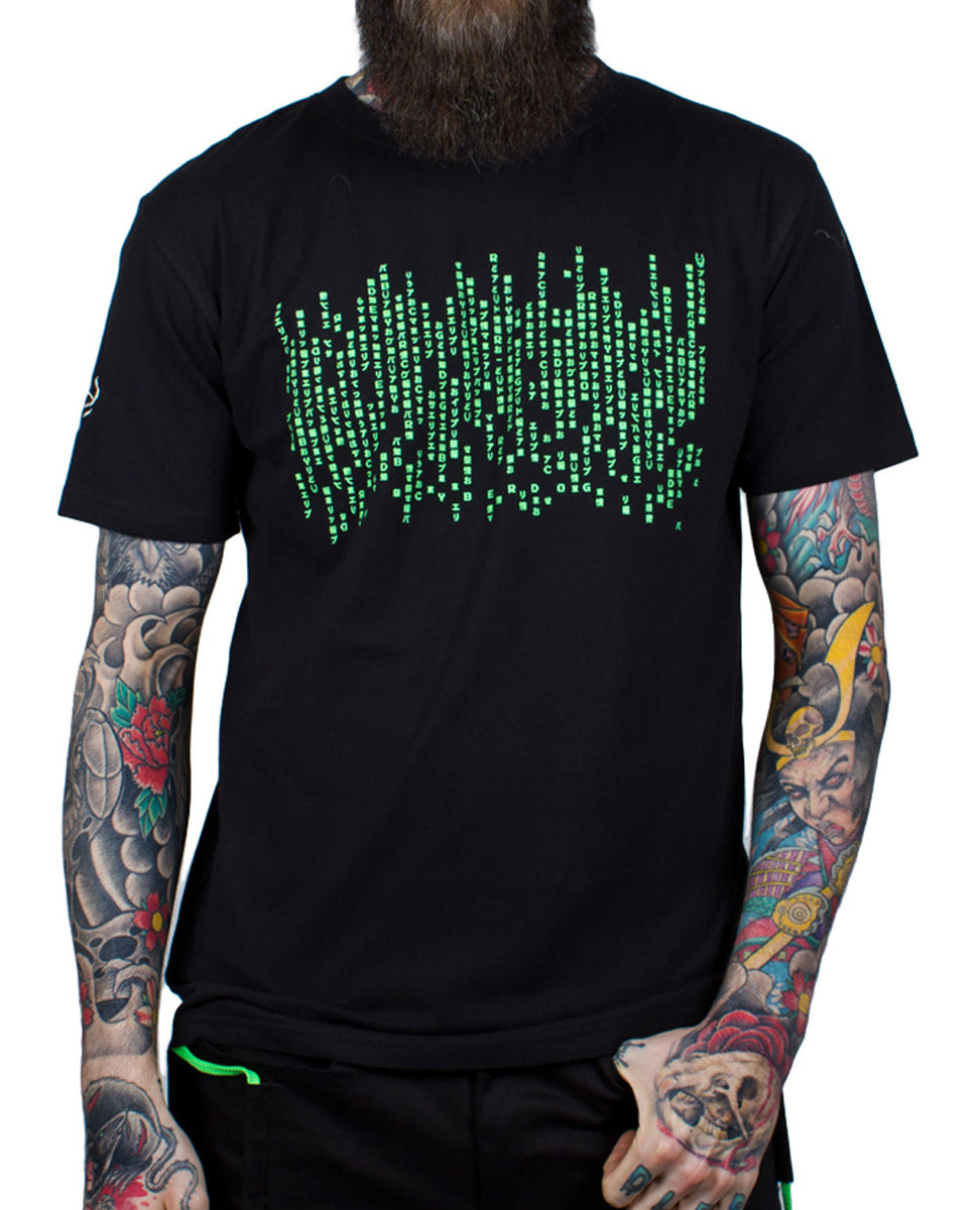 MENS BINARY T-SHIRT | Cyberdog London by Cyberdog - Rave clothing ...