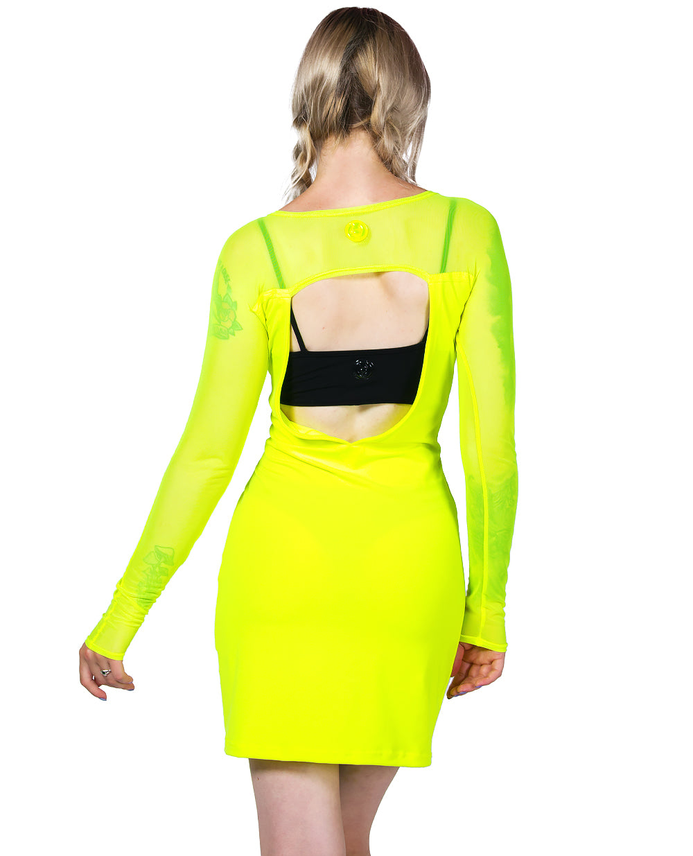 MESH DEEP V DRESS – Cyberdog