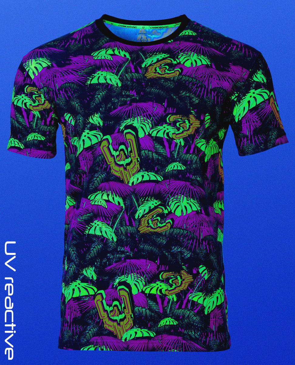 MENS NEON JUNGLE T-SHIRT | Cyberdog London by Cyberdog - Rave clothing ...