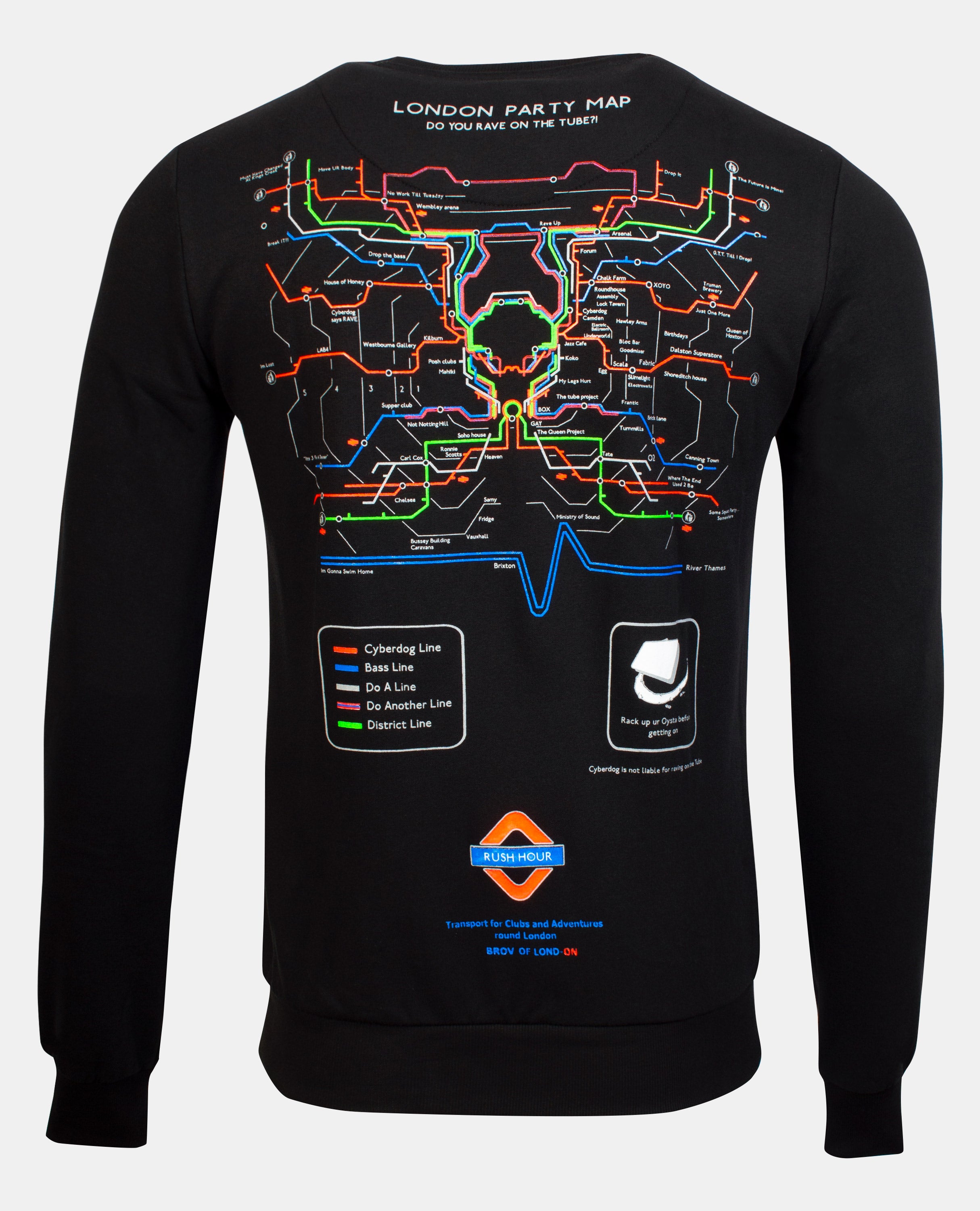 PARTY MAP SWEATSHIRT – Cyberdog