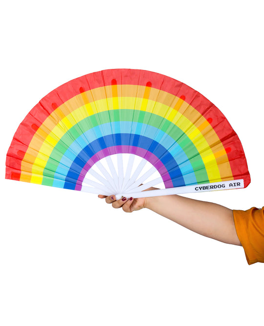 RAINBOW FAN by Cyberdog - Rave clothing, festival fashion & clubwear