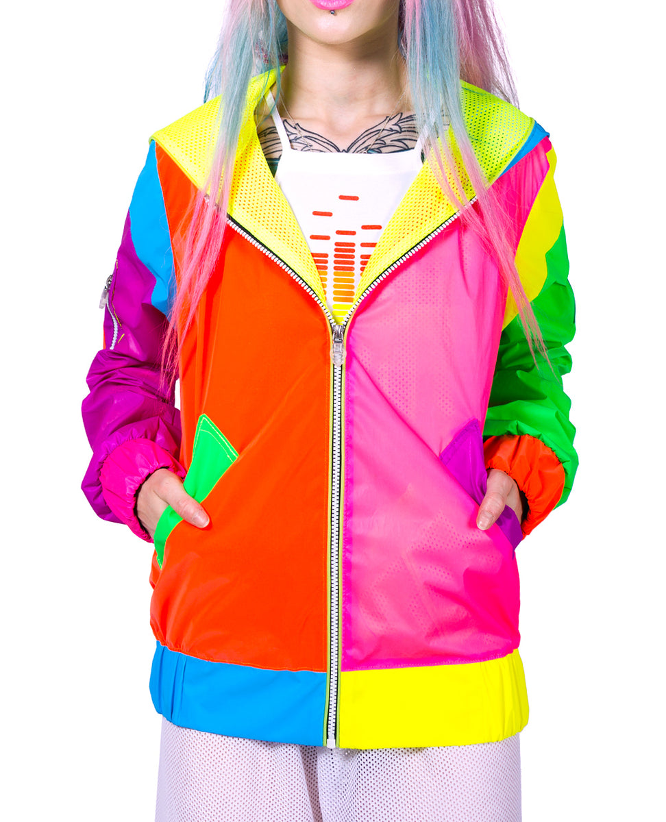 REFLECTIVE CLUB BOMBER JACKET | Cyberdog London by Cyberdog - Rave ...
