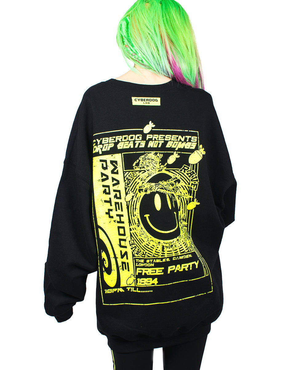 OVERSIZE SWEAT WAREHOUSE PARTY | Cyberdog London by Cyberdog - Rave ...