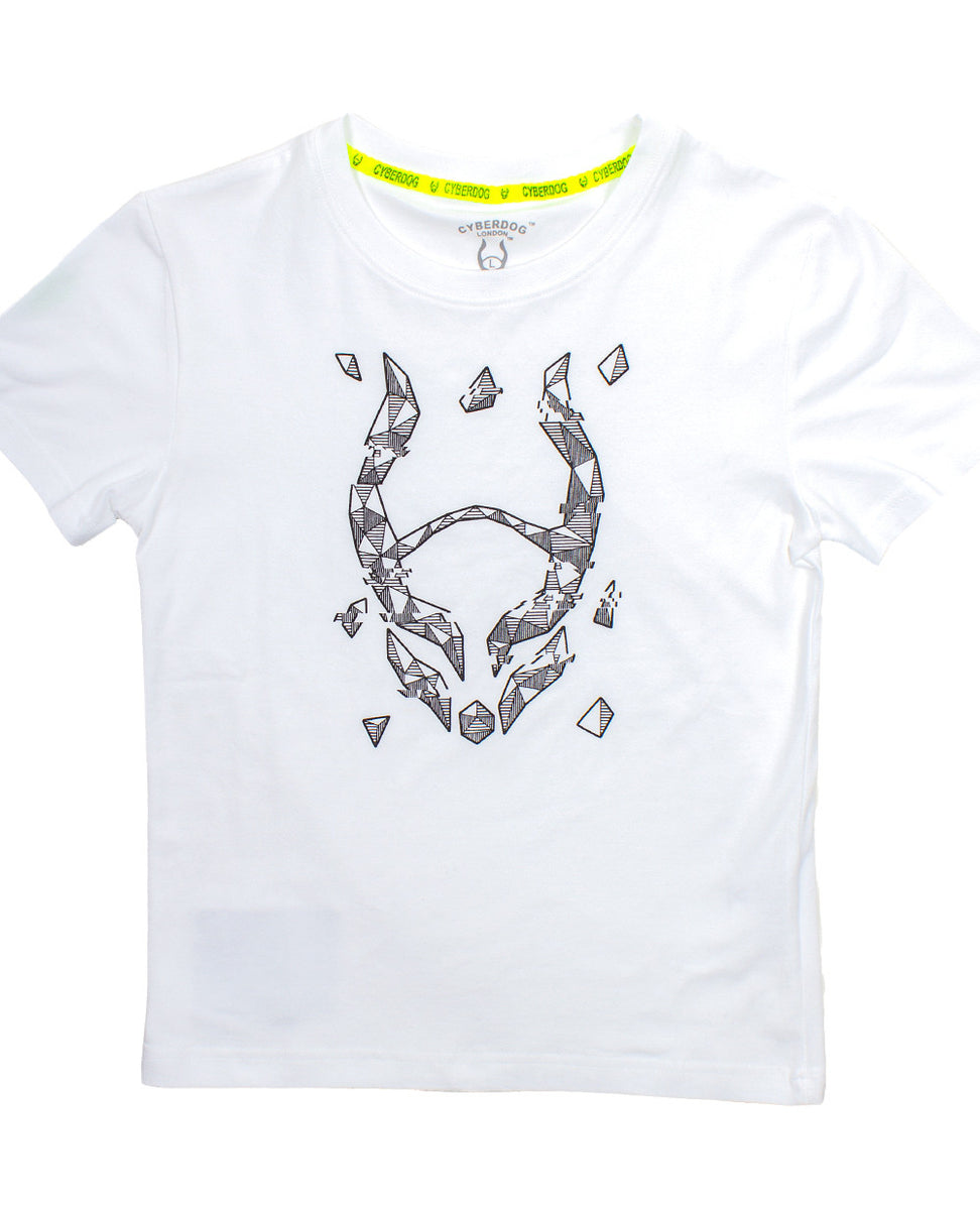 BOYS S/S SEGMENTED LOGO | Cyberdog London by Cyberdog - Rave clothing ...